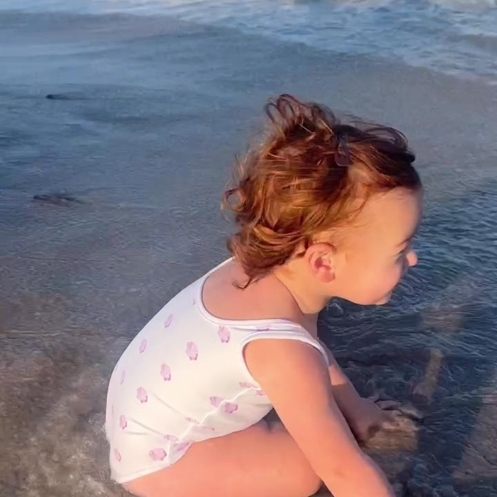 Kids Shell Swimsuit Size 2T-7 – Auntie Angeline